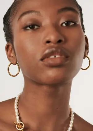 MISSOMA 18kt -plated Hoop Earrings