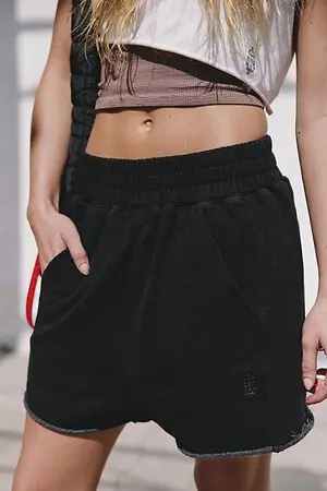 Free People All Star Solid Shorts - Black