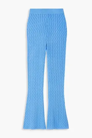 DODO BAR OR Sophia Pointelle-Knit Flared Pants