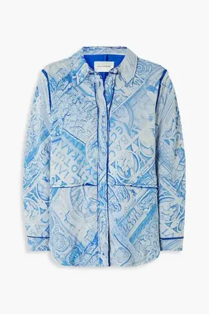 HOLZWEILER Bino Padded Printed Crepe Jacket