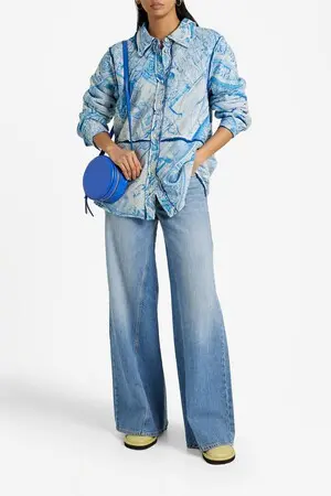 HOLZWEILER Bino Padded Printed Crepe Jacket
