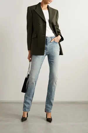 Givenchy Printed High-rise Skinny Jeans