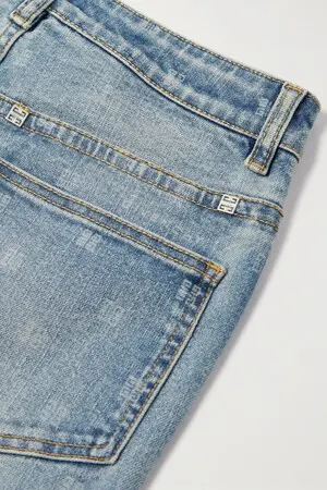 Givenchy Printed High-rise Skinny Jeans