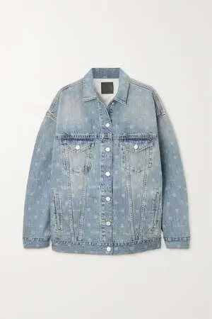 Givenchy Oversized Printed Denim Jacket