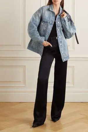 Givenchy Oversized Printed Denim Jacket
