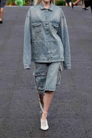 Givenchy Oversized Printed Denim Jacket