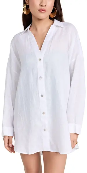 L*Space Rio Tunic - White