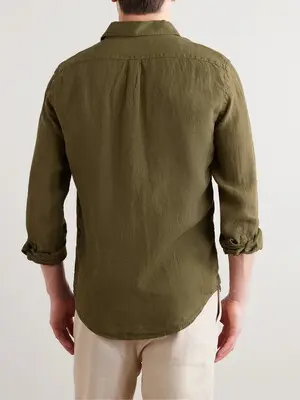 Portuguese Flannel Linen Shirt - Green