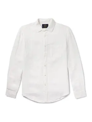 Portuguese Flannel Linen Shirt - White