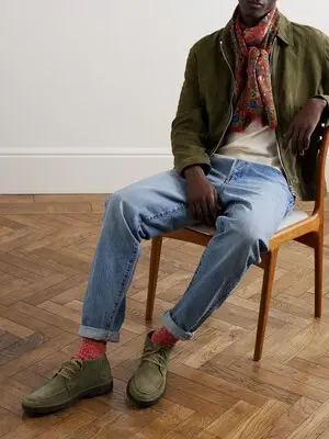 DRAKE'S Crosby Suede Chukka Boots - Green