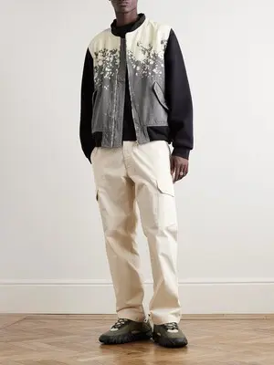 NOMA T.D. Hand-dyed Cotton-twill Gilet