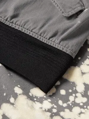 NOMA T.D. Hand-dyed Cotton-twill Gilet