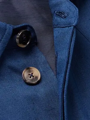 UMIT BENAN Explorer Slub Linen Shirt Jacket