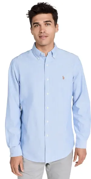 Polo Ralph Lauren Classic Fit Iconic Oxford Shirt - Blue