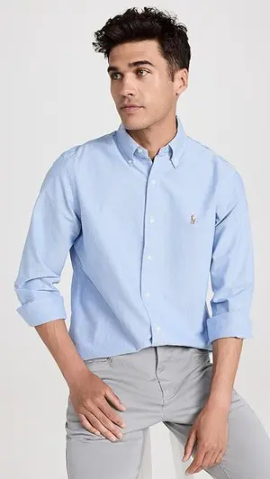 Polo Ralph Lauren Classic Fit Iconic Oxford Shirt - Blue