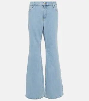Magda Butrym High-rise Flared Jeans - Blue