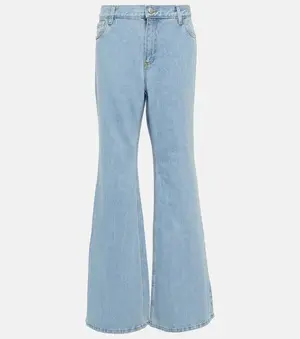 Magda Butrym High-rise Flared Jeans - Blue