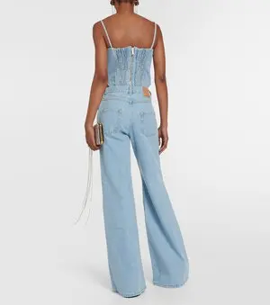 Magda Butrym High-rise Flared Jeans - Blue