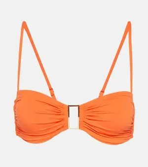 Melissa Odabash Spain Bandeau Bikini Top - Red