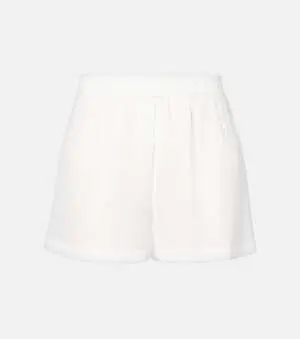 Jade Swim Sheer High-rise Shorts - White
