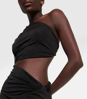Jade Swim Yana One-shoulder Maxi Dress - Black