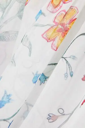 Rosie Assoulin Golden Afternoon Layered Floral-Print Cotton-Poplin And  Voile Midi Dress In White - 50% Off | Editorialist
