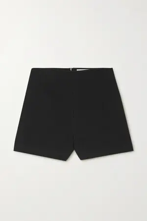 Lisa Marie Fernandez Net Sustain Cotton-blend Bouclé Shorts - Black