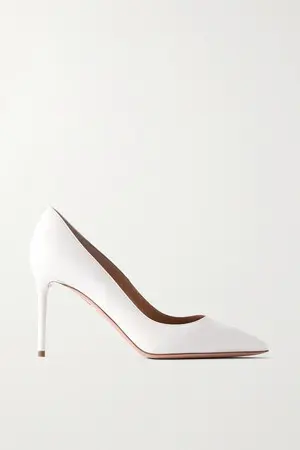 AQUAZZURA Purist 85 Leather Pumps