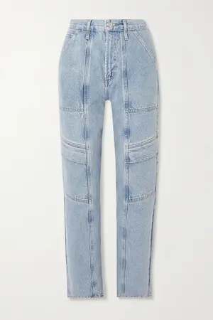 AGOLDE Net Sustain Cooper Cargo Mid-rise Straight-leg Organic Jeans