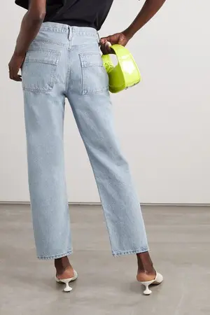 AGOLDE Net Sustain Cooper Cargo Mid-rise Straight-leg Organic Jeans
