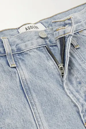 AGOLDE Net Sustain Cooper Cargo Mid-rise Straight-leg Organic Jeans