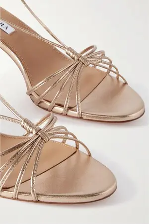 AQUAZZURA Whisper 50 Leather Sandals