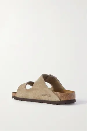BIRKENSTOCK Arizona Suede Sandals - Brown