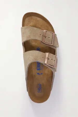BIRKENSTOCK Arizona Suede Sandals - Brown