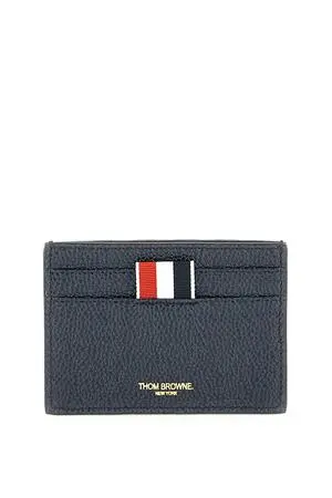 Thom Browne THOM BROWNE 4-BAR MOTIF CARDHOLDER - Blue