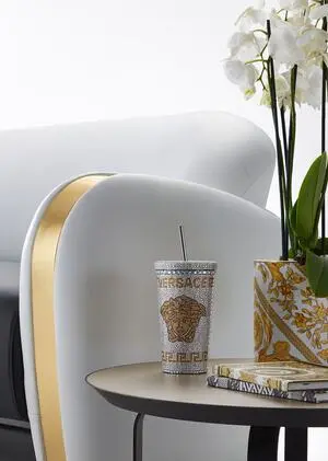 Versace Crystal Medusa Travel Cup