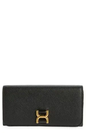Chloé Marcie Leather Long Wallet