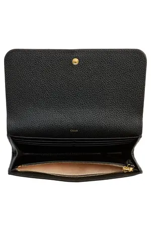 Chloé Marcie Leather Long Wallet