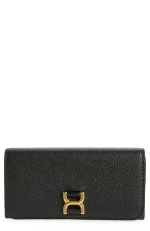Chloé Marcie Leather Long Wallet