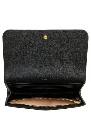 Chloé Marcie Leather Long Wallet