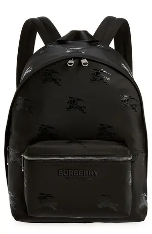 Burberry Jett Equestrian Knight Nylon Backpack