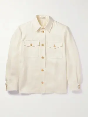 UMIT BENAN Linen-jersey Overshirt