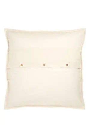 COYUCHI Hand Stitched Organic Cotton Sham - Undyed