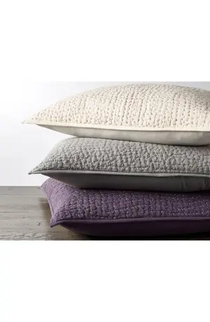 COYUCHI Hand Stitched Organic Cotton Sham - Undyed