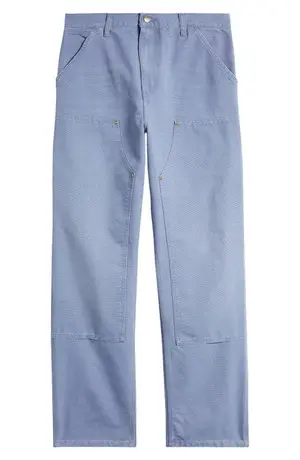 Carhartt Work In Progress Carhartt Work In Progress Double Knee Pants Bay Blue Aged Canvas