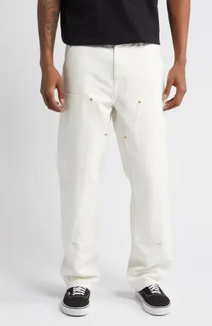 Carhartt Work In Progress Double Knee Pants - Wax Rinsed