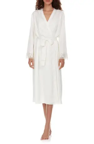 Flora Nikrooz Showstopper Long Robe - Ivory
