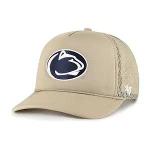 '47 47 Penn State Nittany Lions Foam Front Trucker Snapback Hat - Khaki