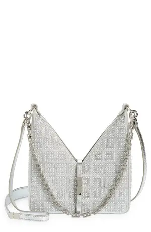 Givenchy Mini Cutout Crystal Embellished Shoulder Bag