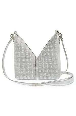 Givenchy Mini Cutout Crystal Embellished Shoulder Bag